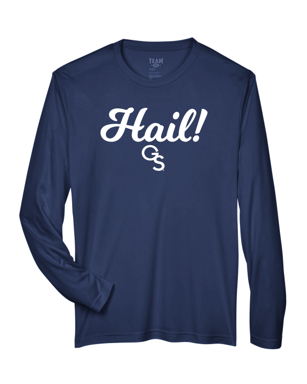 HAIL! GS Long Sleeve Performance Tee - Navy – Southern Exchange Company