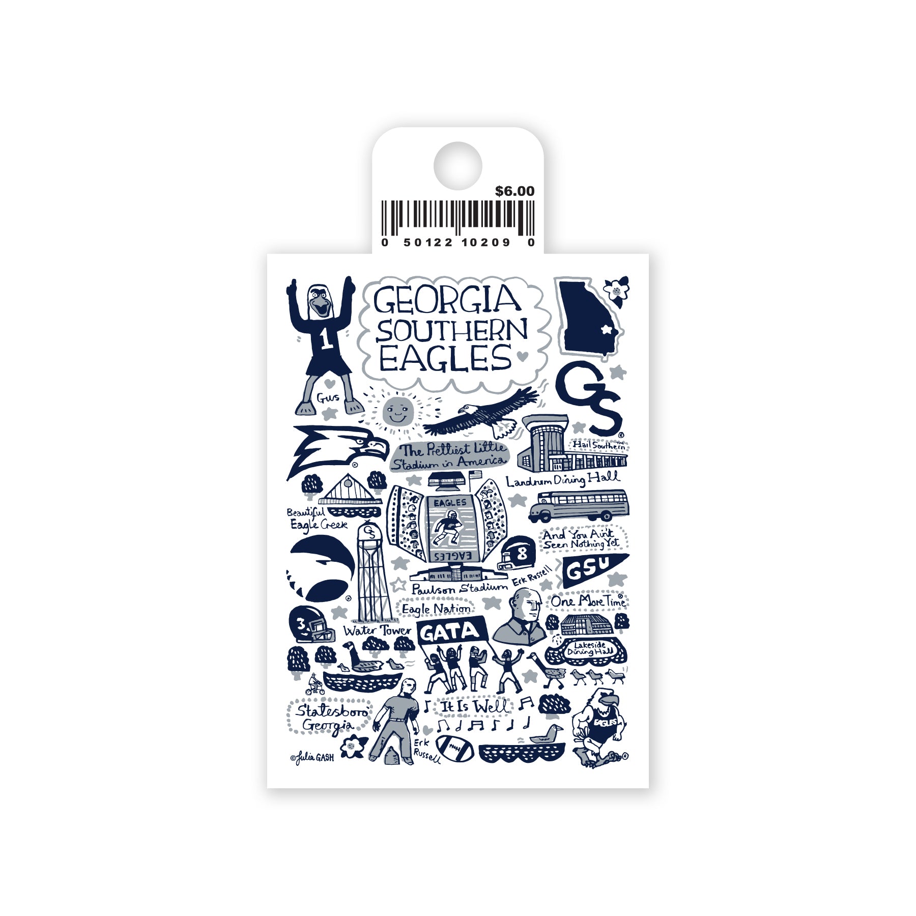 JULIA GASH© Decal Sticker – Southern Exchange Company