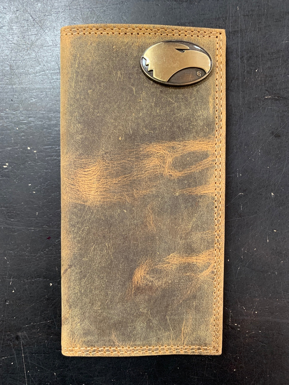 Roper Wallet - Vintage Tan Crazy Horse Leather – Southern Exchange Company