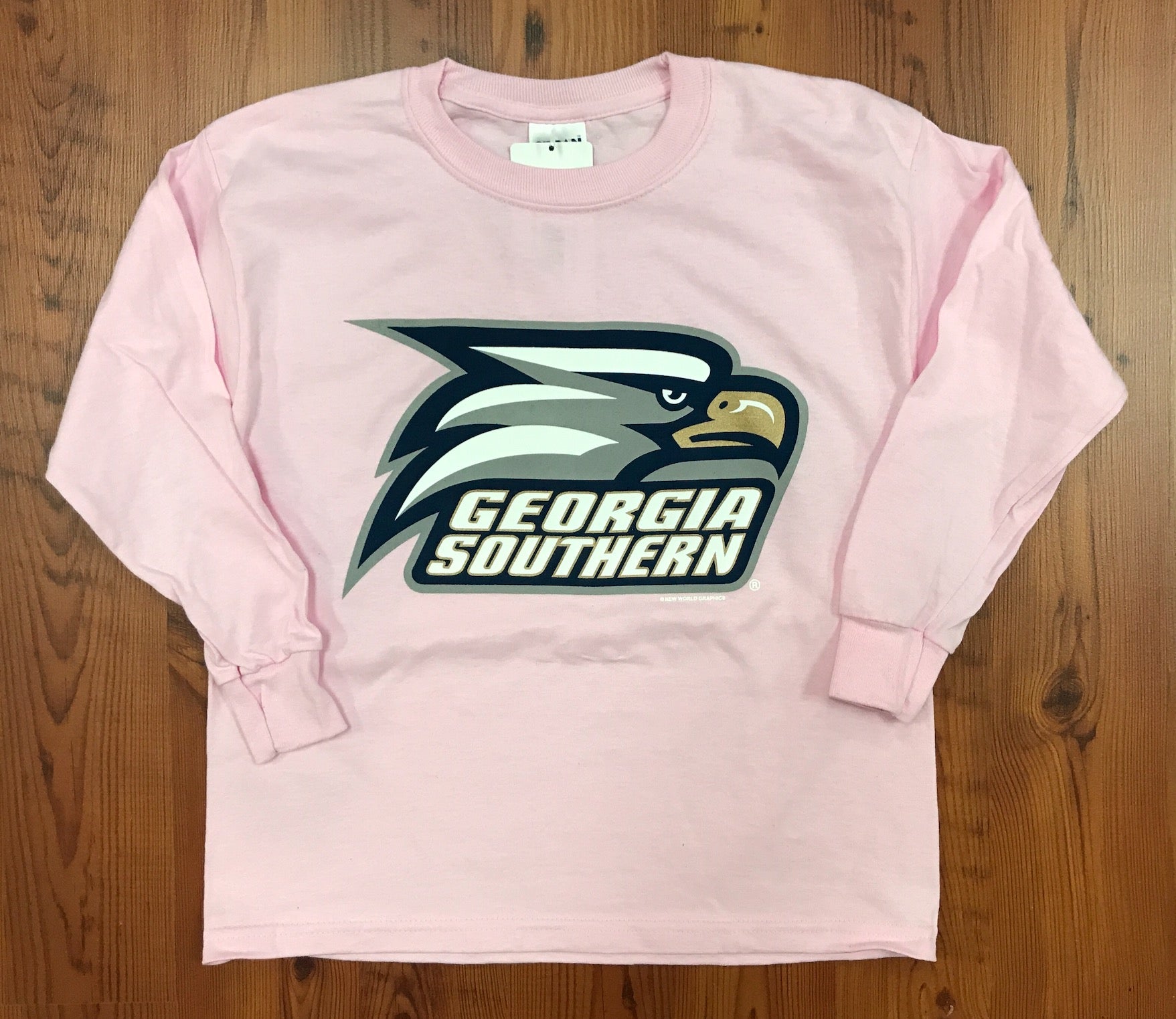 YOUTH Long Sleeve Athletic Eagle Head - Pink – Southern Exchange Company