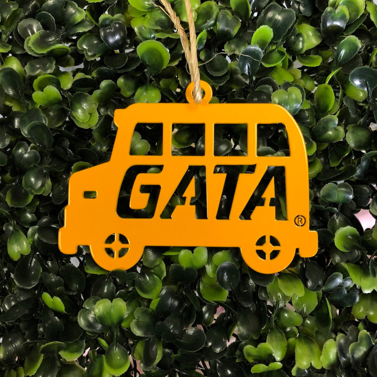 Ornament - Metal Yellow School Bus GATA – Southern Exchange Company